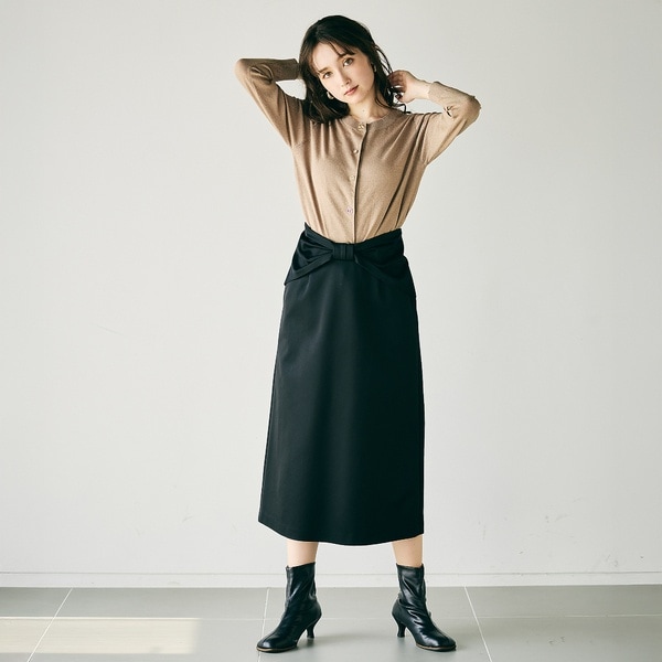 オーディア ミューズ（Audie a Muses）/ウエストビッグリボンスカート