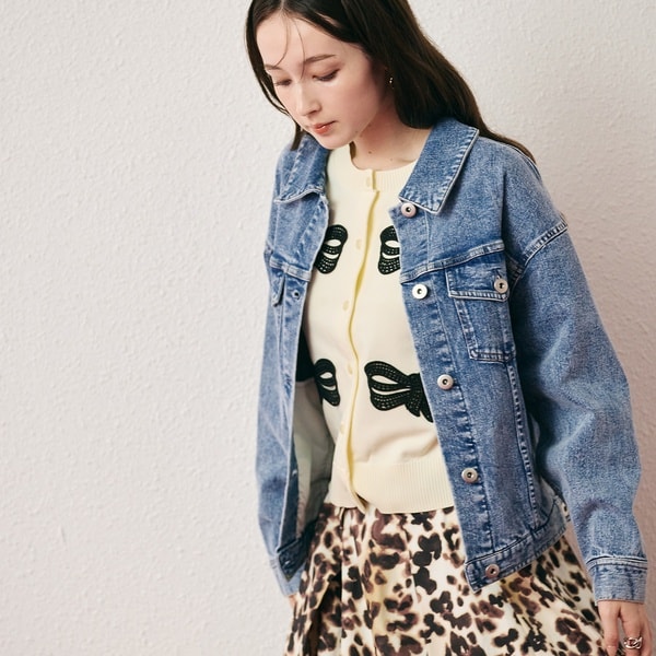 オーディア ミューズ（Audie a Muses）/オーバーシルエットデニムジャケット