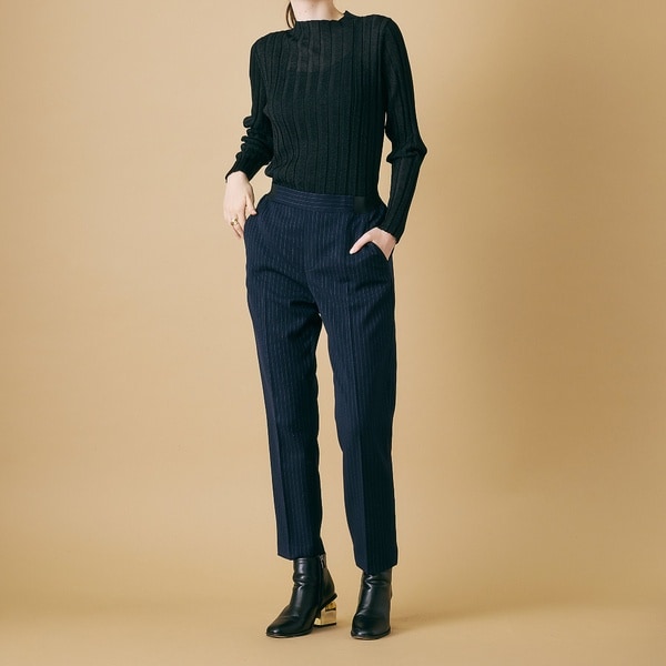 オーディア ミューズ（Audie a Muses）/テーパードパンツ/ストライプ