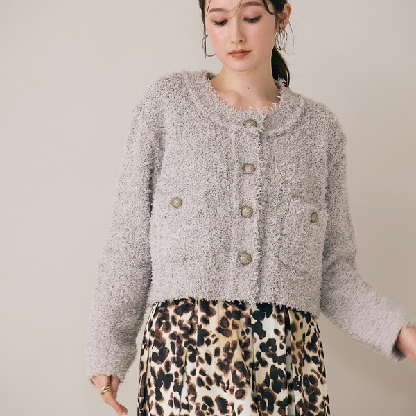 オーディア ミューズ（Audie a Muses）/ツィーディニットカーディガン