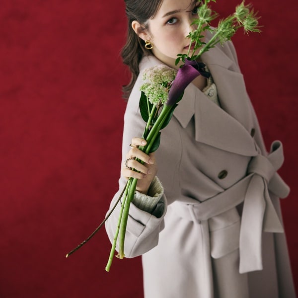 オーディア ミューズ（Audie a Muses）/ラグジュアリーウールロングコート