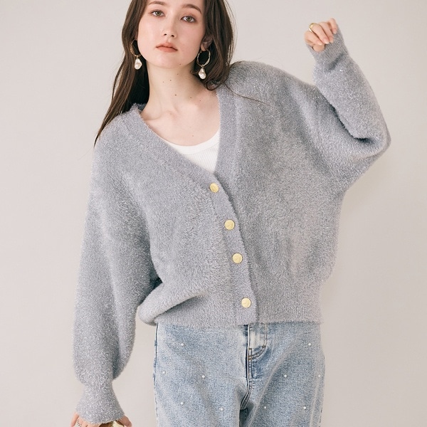 オーディア ミューズ（Audie a Muses）/キラメキニットカーディガン