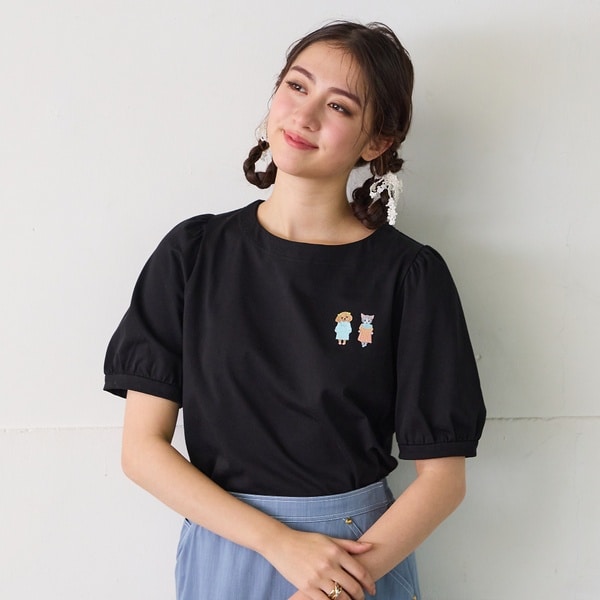 ジョリープッペ（Jolly Poupee）/【22fabric】マイコーデカットソー