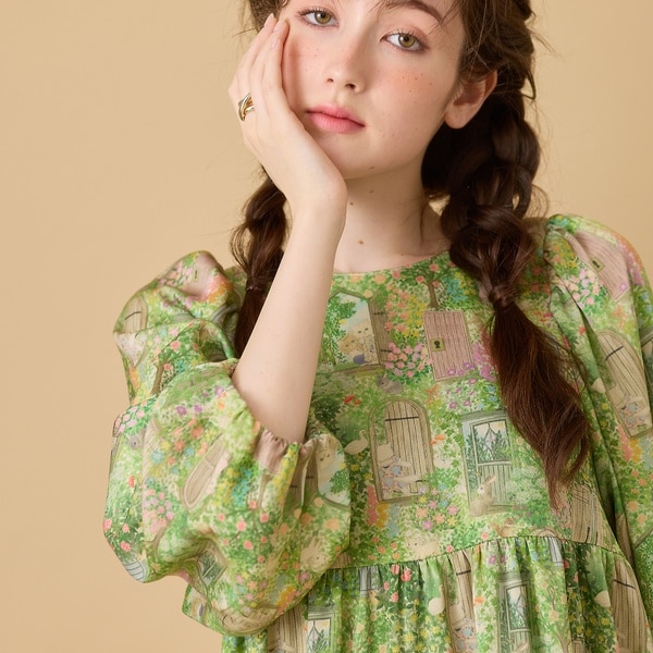 ジョリープッペ（Jolly Poupee）/【22fabric】シークレットガーデン/ ブラウス