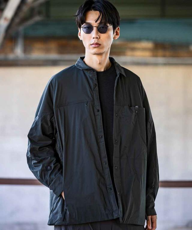 アルク フェニックス（alk phenix）/alk phenix ロングスリーブシャツ 中綿入りシャツ Insuluted air shirts