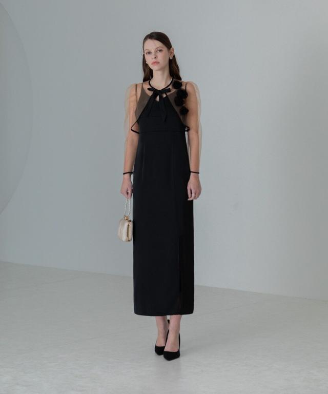 レジャ（Leja）/ローズボレロシアースリーブIラインドレス