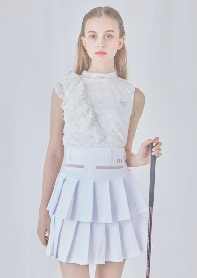 ミヌエール（minuere）/race sleeve tops