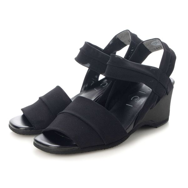 ディッシー（D’ICI）/【高機能】アンクルストラップストレッチサンダル