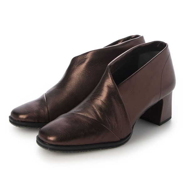 ディッシー（D’ICI）/チャンキーヒールブーティーパンプス