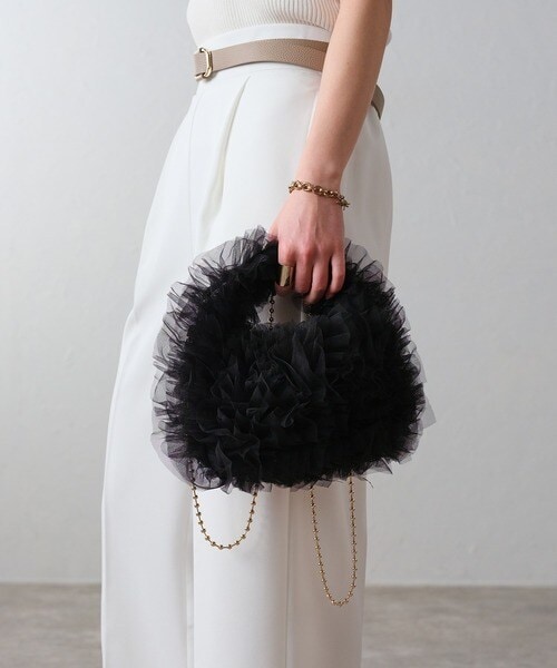 アンドロブ（&Robu．）/チュールフリルバッグ