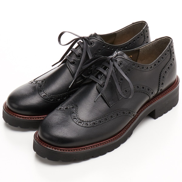 マーガレット・ハウエル アイデア（MARGARET HOWELL idea）/ウィングチップレースアップシューズ