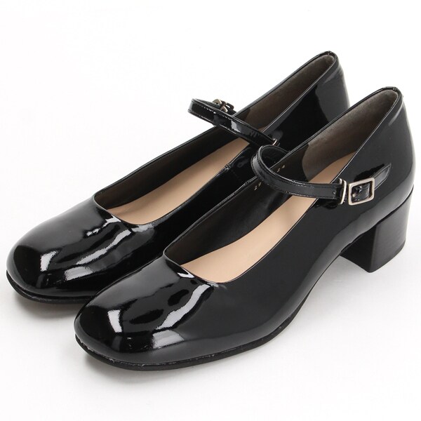 マーガレット・ハウエル アイデア（MARGARET HOWELL idea）/スクエアトゥストラップパンプス