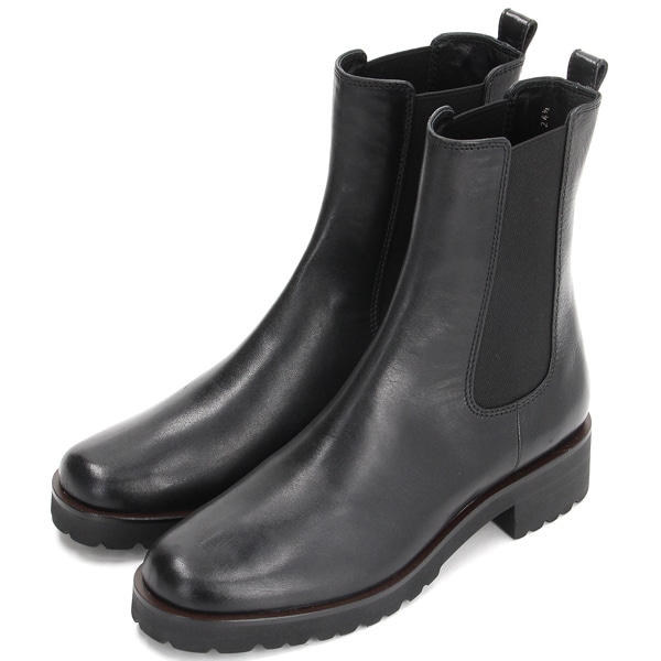 マーガレット・ハウエル アイデア（MARGARET HOWELL idea）/タンクソールサイドゴアショートブーツ