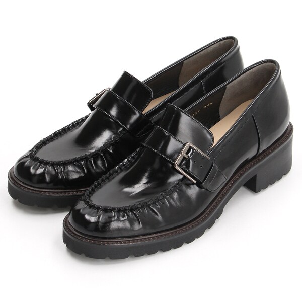 マーガレット・ハウエル アイデア（MARGARET HOWELL idea）/ベルテッドドレープローファー