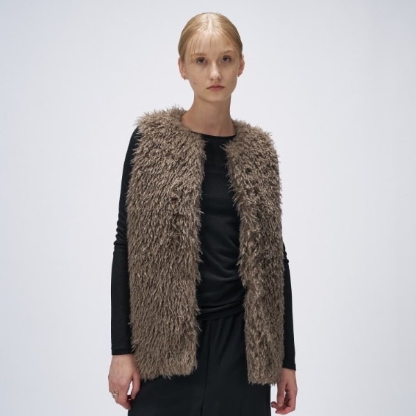 クロエンス（cloenc）/【手洗い可】フェイクファージレ