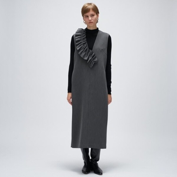 クロエンス（cloenc）/【マシンウォッシュ】2wayフリルジャンパースカート