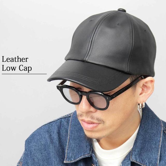レックハッター（ReqHatter）/レザーキャップ 帽子 ラムレザー