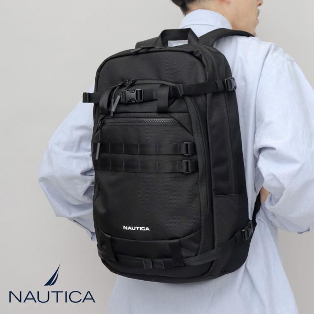 ノーティカ（NAUTICA）/バリスティック調ポリエステル 大容量 ビジネスバッグ バックパック A4 B4 キャリーオン対応