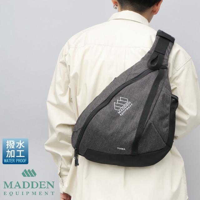 メデン イクイップメント（MADDEN EQUIPMENT）/ボディバッグ メンズ ショルダーバッグ 撥水 ワンショルダーバッグ シンプル 肩がけ 斜…