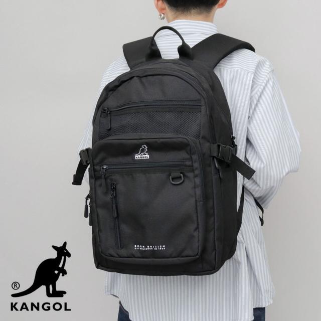 カンゴール（KANGOL）/大容量 2層式 ラウンドバックパック A4 B4 PC収納対応モデル