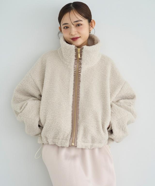 ミル（mil）/【mil (ミル)】カーリーボアブルゾン