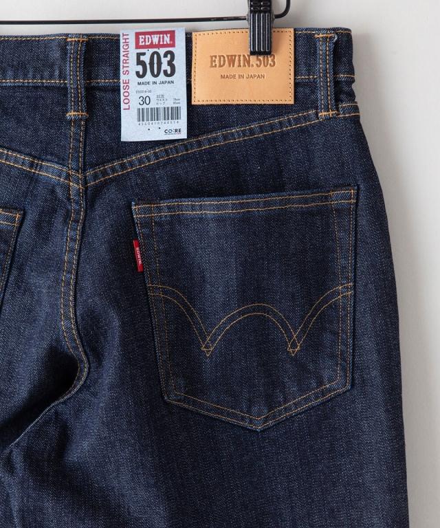 エドウィン（EDWIN）/503 LOOSE OW ルーズ ストレート ワンウォッシュ E50314−00