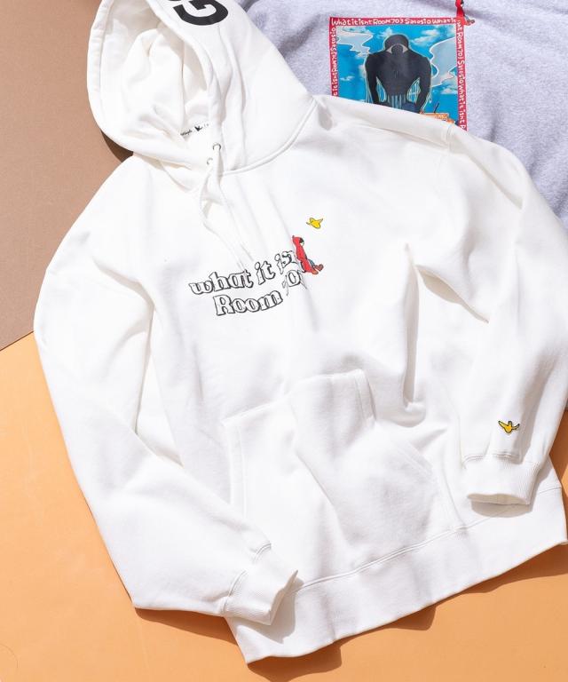 【NEW】ジーンズメイト（JEANS MATE）/【（What it isNt）ART BY MARKGONZALES】703号室コラボ パーカー