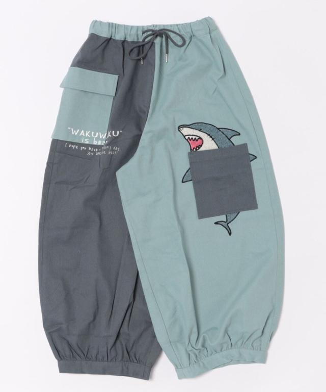 フォートポイント（FORT POINT）/【Hi Hey Hoooo/ハイヘイホー】クマ サメ ルーズパンツ アニマルシリーズ