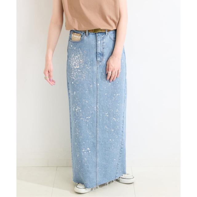 ベーセーストック（B．C STOCK）/ウォッシャブル / DU JOUR/デュ ジュール LEAN GLITTER JEAN SKIRT