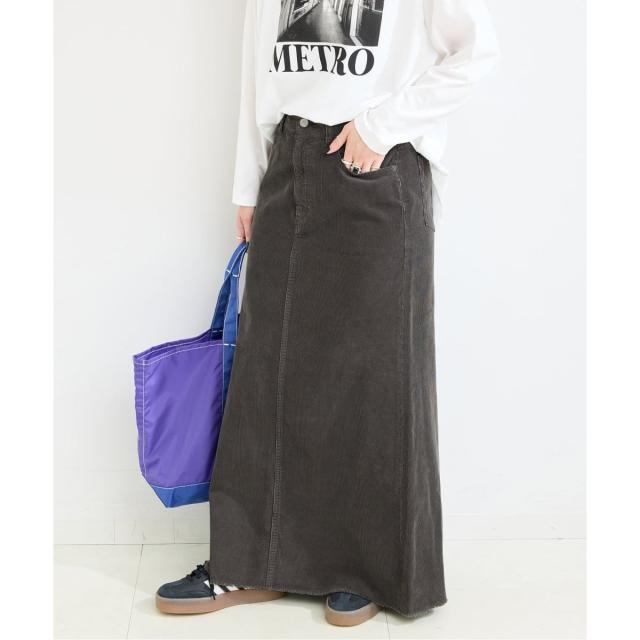 ベーセーストック（B．C STOCK）/【WEB限定】ウォッシャブル / ヴィンテージコールトラペーズスカート