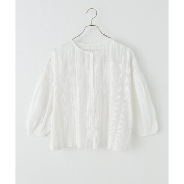 ベーセーストック（B．C STOCK）/【WEB＋りんくう店限定】手洗い可 / FANAKA / リバーレースボリュームブラウス