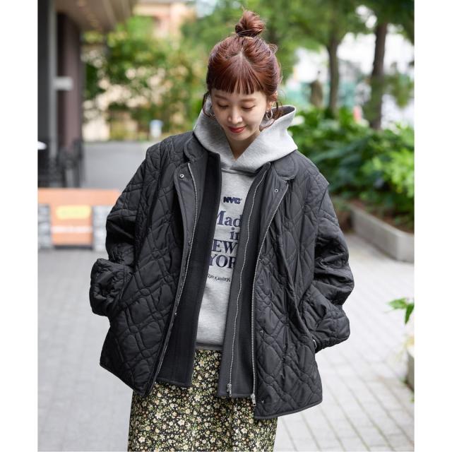 【NEW】ベーセーストック（B．C STOCK）/ウォッシャブル / レイヤードキルティングブルゾン