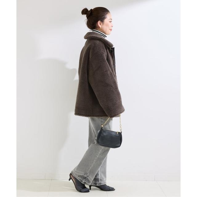 【NEW】ベーセーストック（B．C STOCK）/《S/Mサイズ展開》リバーシブルムートンライクコート2