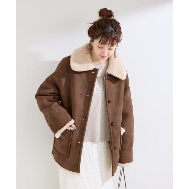 【NEW】ベーセーストック（B．C STOCK）/《S/Mサイズ展開》リバーシブルムートンライクコート2