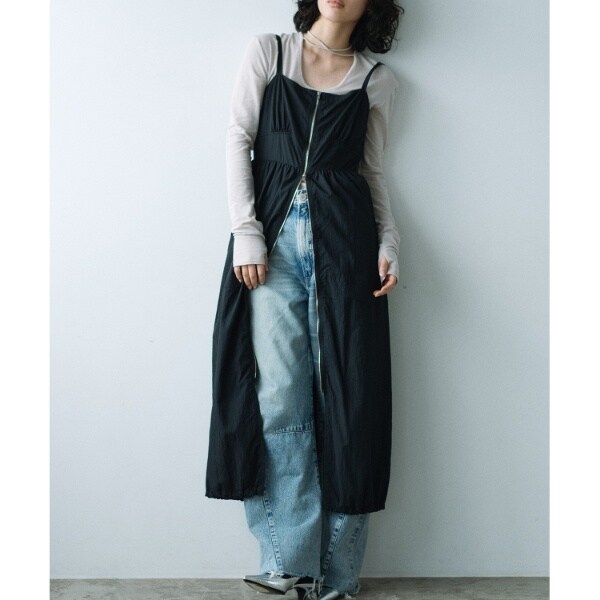コードエー（CODE A）/zip−front dress