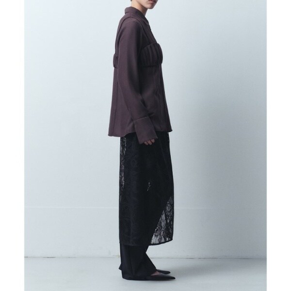 コードエー（CODE A）/wool blend viyella slim fit shirts