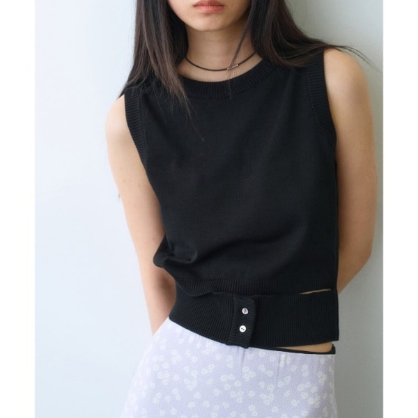コードエー（CODE A）/design knit tank
