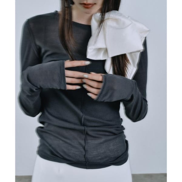 コードエー（CODE A）/sheer basic tee