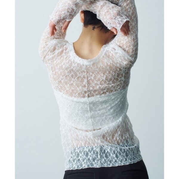 コードエー（CODE A）/stretch lace tops