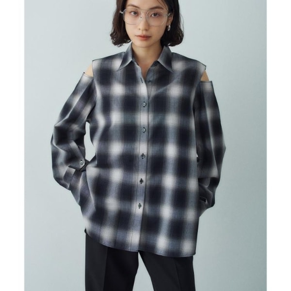 コードエー（CODE A）/shadow check over shirt
