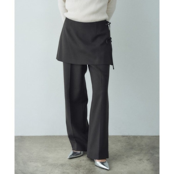 コードエー（CODE A）/layered skirt pants