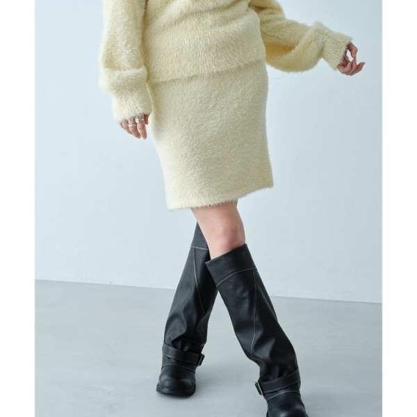 コードエー（CODE A）/feather mini skirt