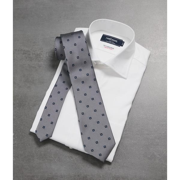 ニューヨーカー（NEWYORKER）/ツイル小紋 ネクタイ