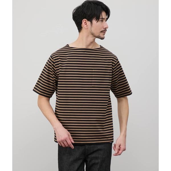 ニューヨーカー（NEWYORKER）/【接触冷感】ボートネックデザイン ボーダーTシャツ