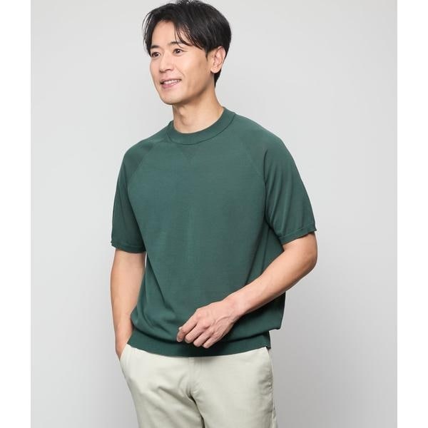 ニューヨーカー（NEWYORKER）/【ウォッシャブル】ホールガーメント ニットTシャツ