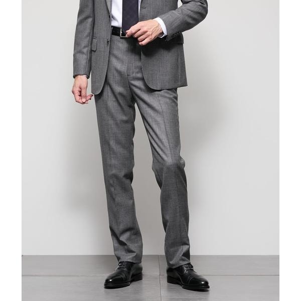 ニューヨーカー（NEWYORKER）/【防シワ・撥水・ストレッチ】TRAVEL COMFORT マイクロチェック ウエストアジ