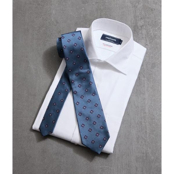 ニューヨーカー（NEWYORKER）/スクエアカラーファインパターン ネクタイ