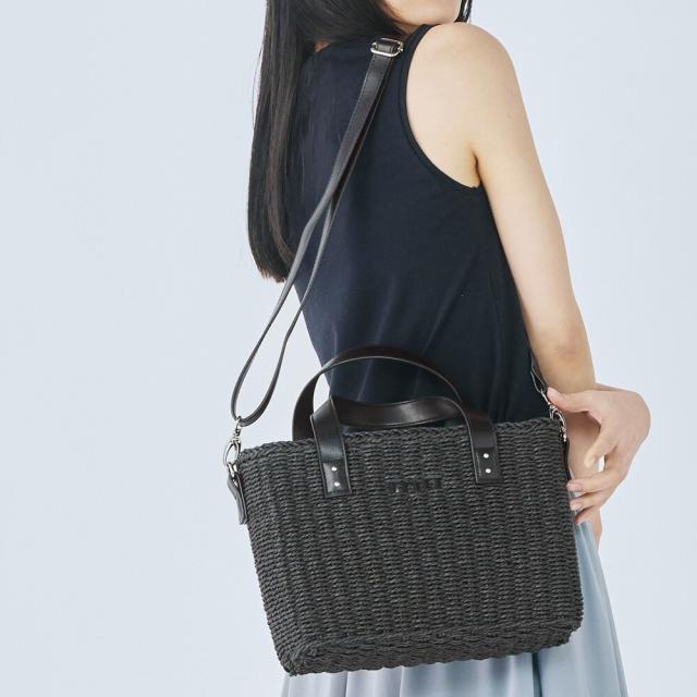 ムルーア（MURUA）/2WAYミニトートバッグ MR−B1341 かごバッグ