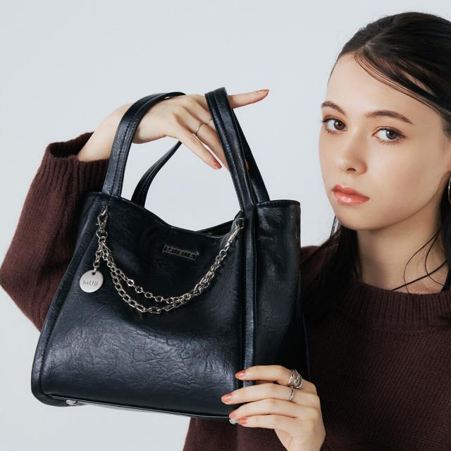 ムルーア（MURUA）/MURUA (ムルーア) 2WAYハンドバッグ MR−B1365 フレームメタル