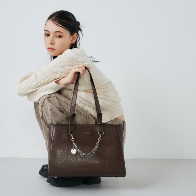 ムルーア（MURUA）/MURUA (ムルーア) トートバッグ A4 MR−B1366 フレームメタル